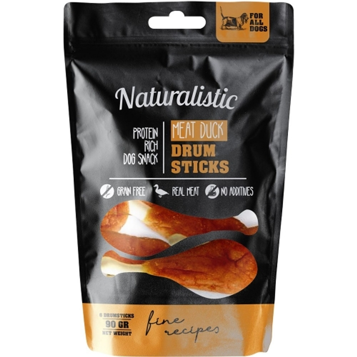 Naturalistic Meat Pato Drum Stick 90 Grs | Bio Pet Shop -Tienda para ...