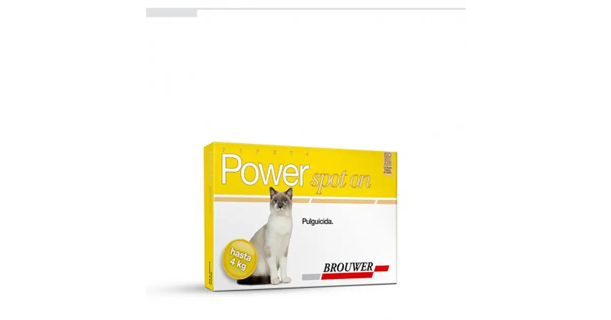 Pipeta Power Ultra Gatos hasta 4 Kilos