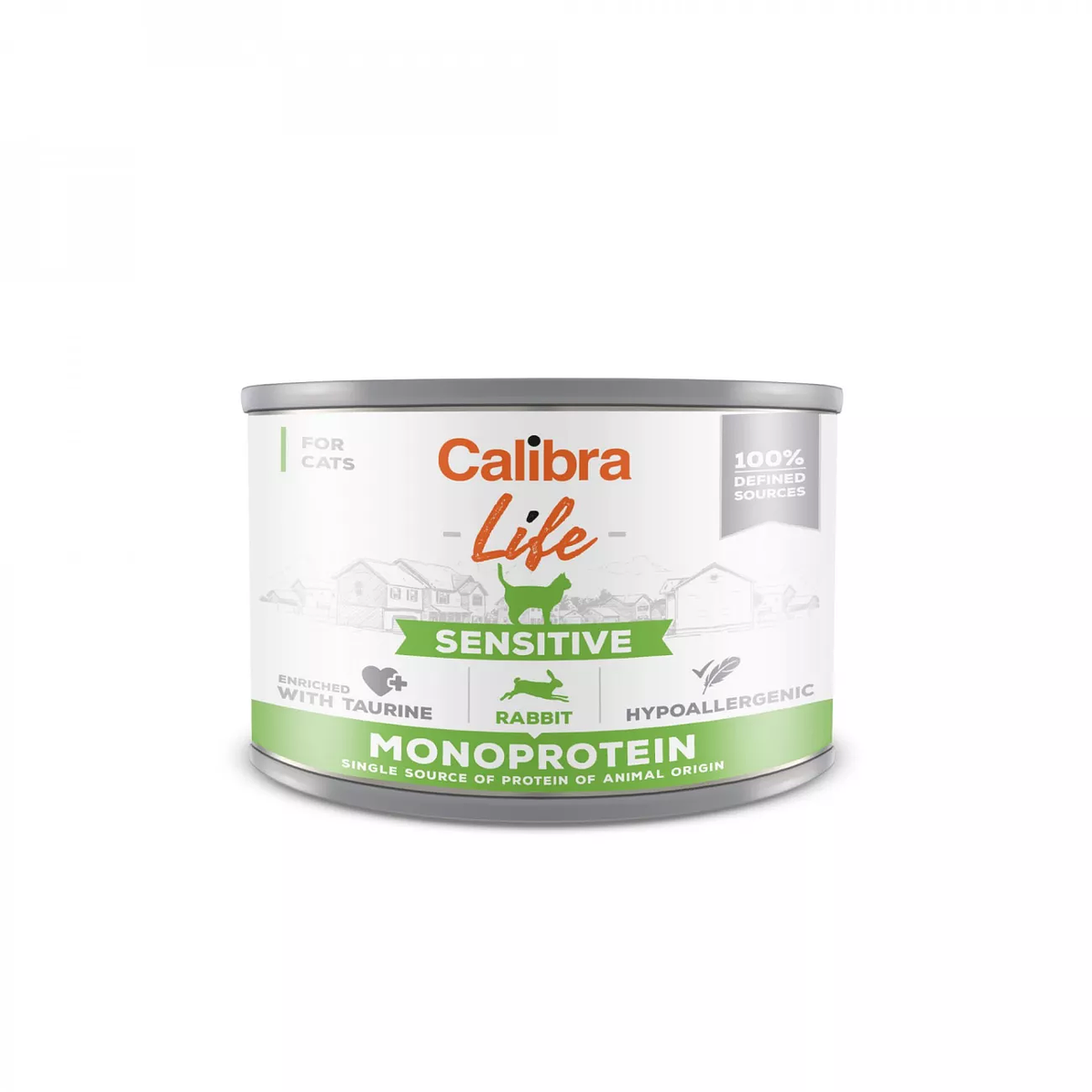Calibra Life Cat Lata Sensitive Rabbit 200grs | Bio Pet Shop -Tienda ...