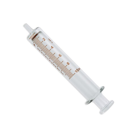Jeringa de Vidrio sin Aguja - 10 mL
