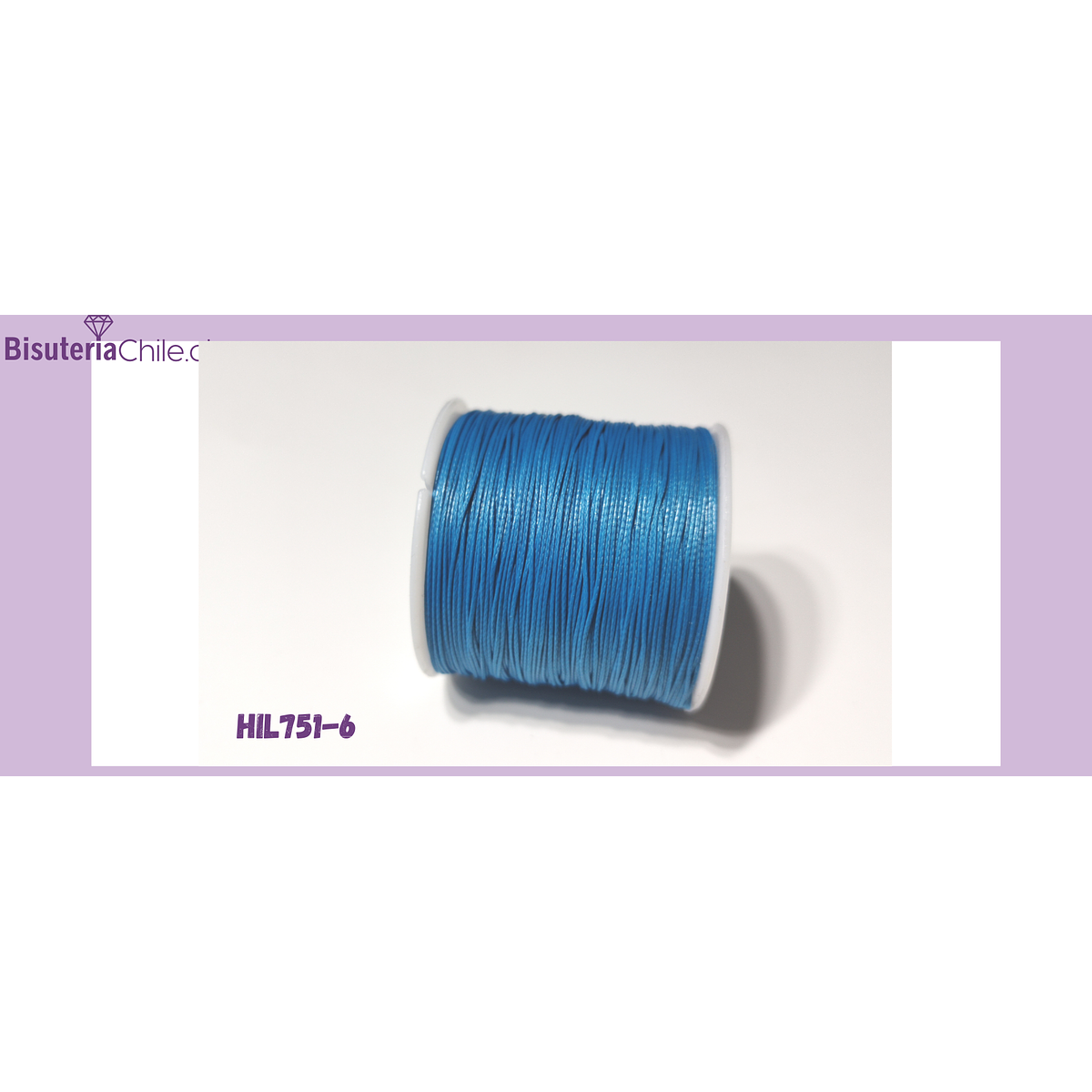 Hilo piel de serpiente, 0,8 mm, color calipso, set de 5 metr