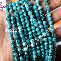 PERLA DE VIDRIO DE 6 MM