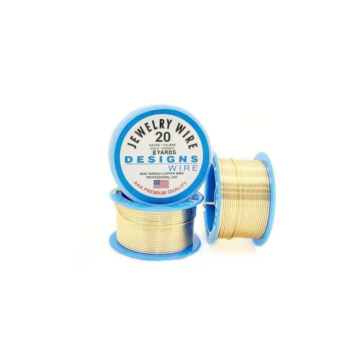 Alambre Gold, calibre 20. Designs wire
