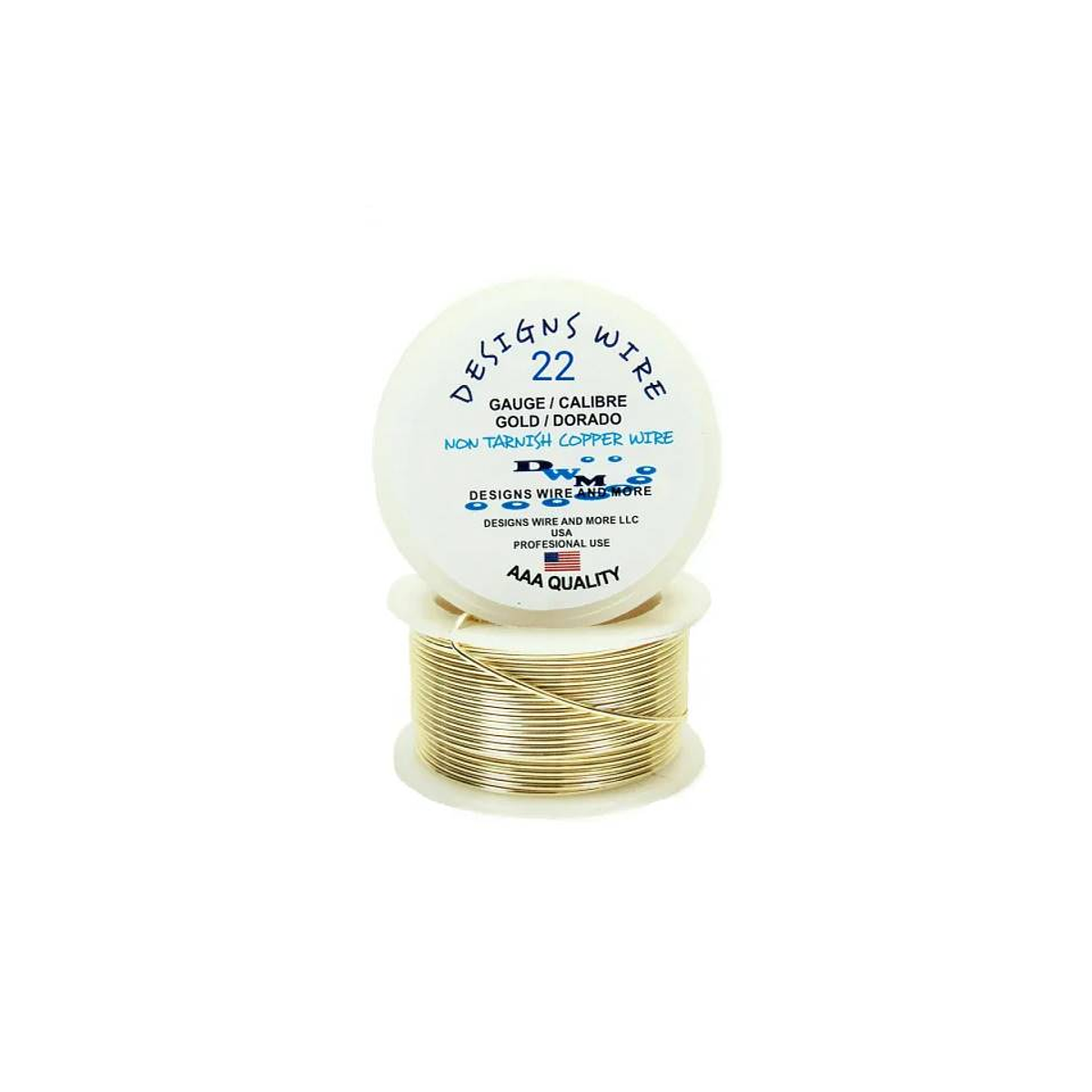 Alambre Gold, calibre 22.