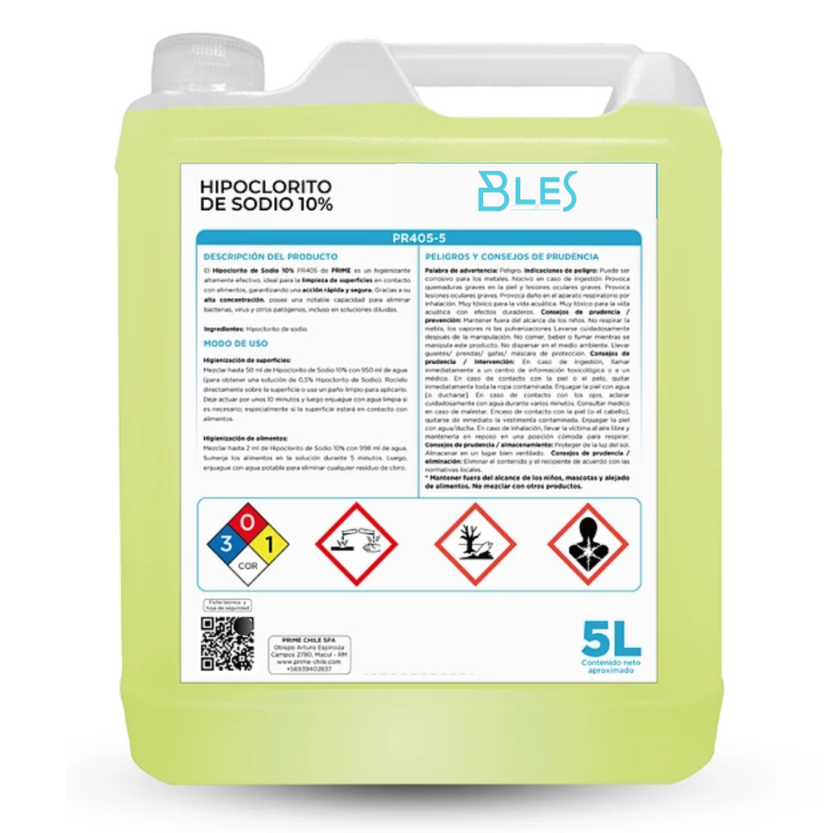 CLORO (HIPOCLORITO DE SODIO)