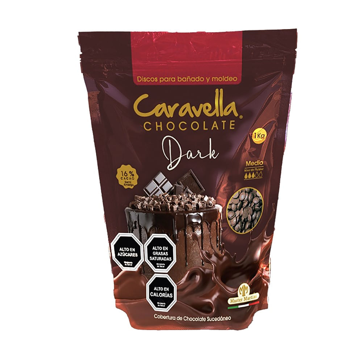 CARAVELLA COBERTURA CHOCOLATE NEGRO 1KG | Blessed