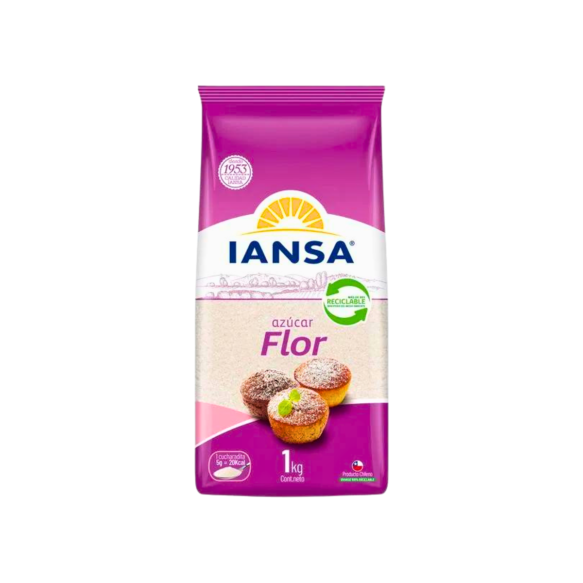 AZUCAR FLOR IANSA 1 KG | Blessed