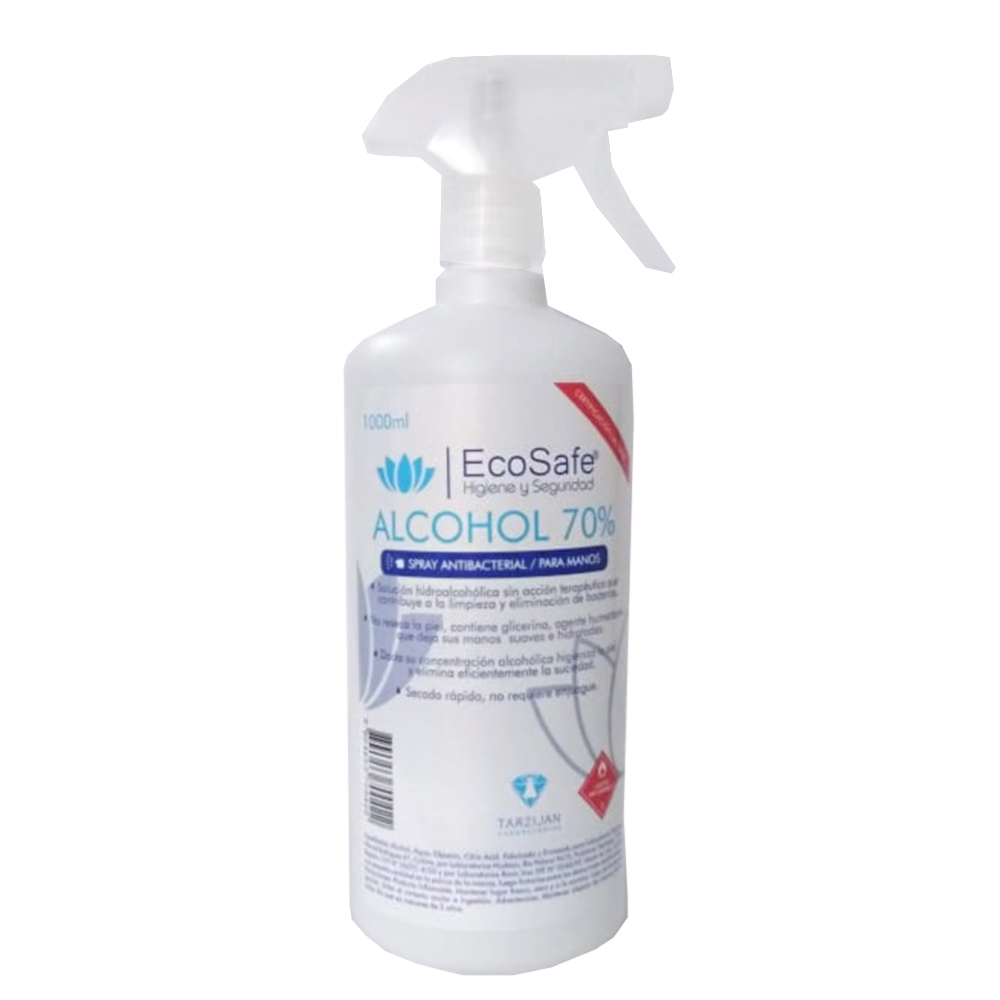 Alcohol líquido 70% (1 lt) con glicerina SELLO ISP 2607C-...