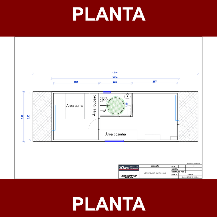 BLOC ONE T1 53 Topo Base