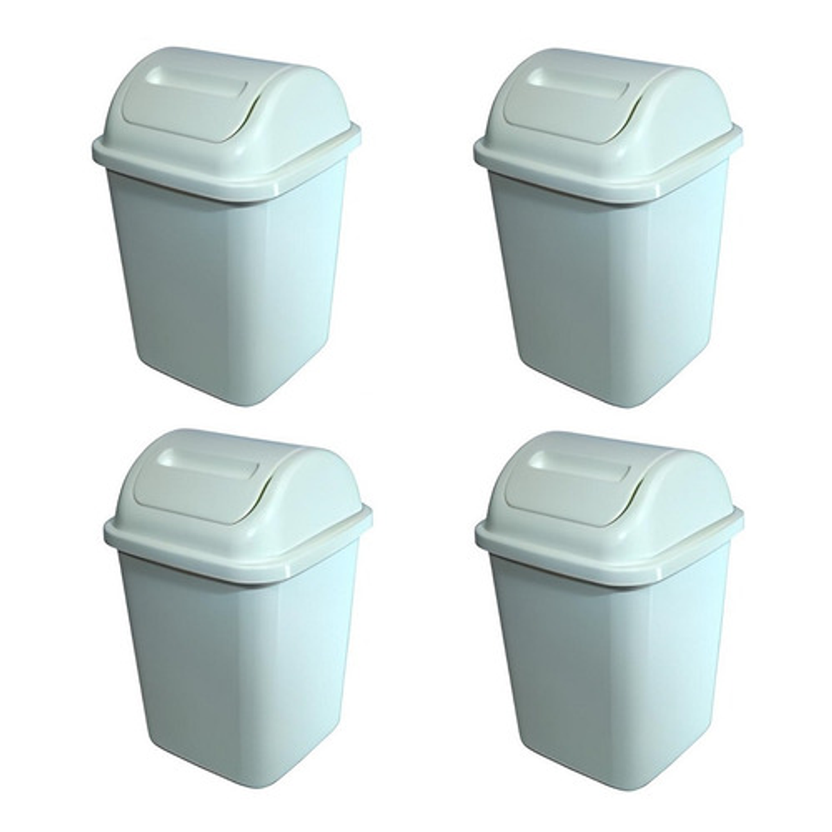 Pack 4 Basureros Plásticos