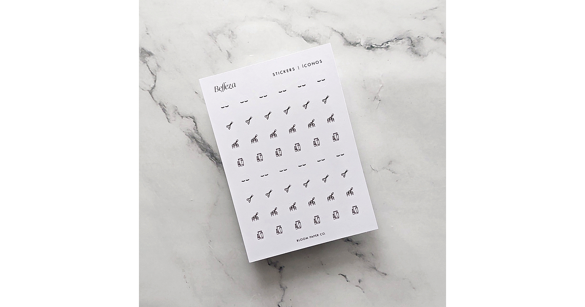 Stickers Íconos | Belleza