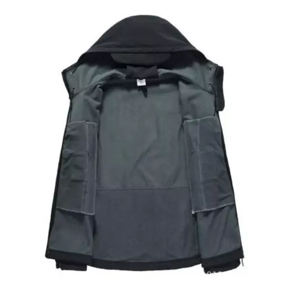 Chaqueta Softshell Táctica con gorro oculto en bolsillo del