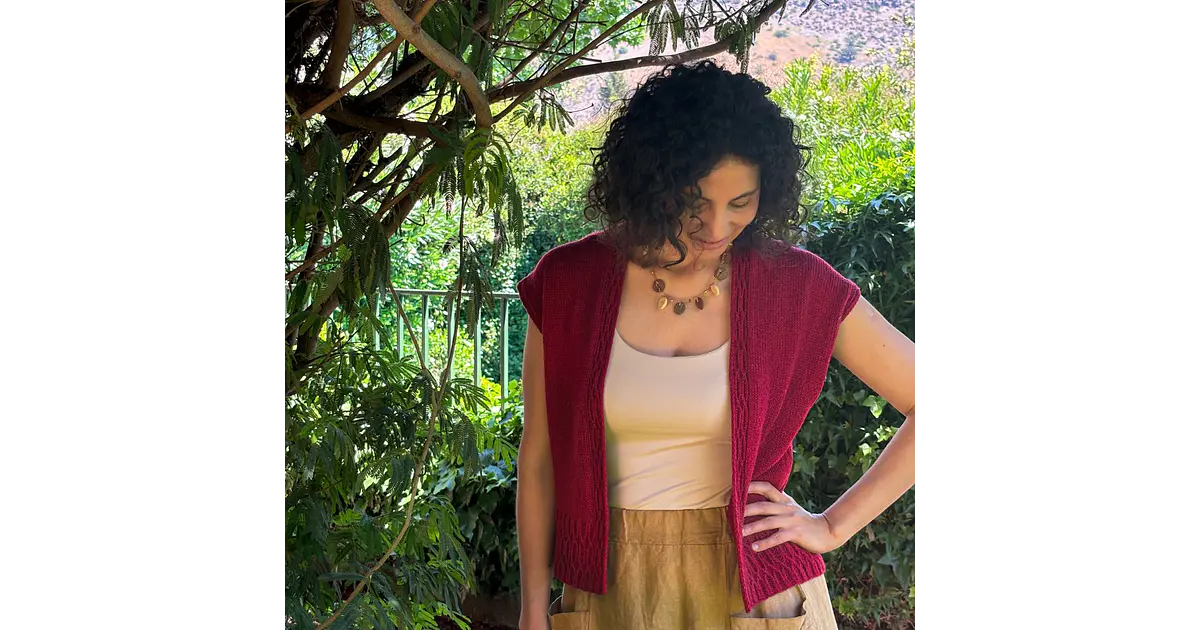 Rachel Vest - Knitting Pattern