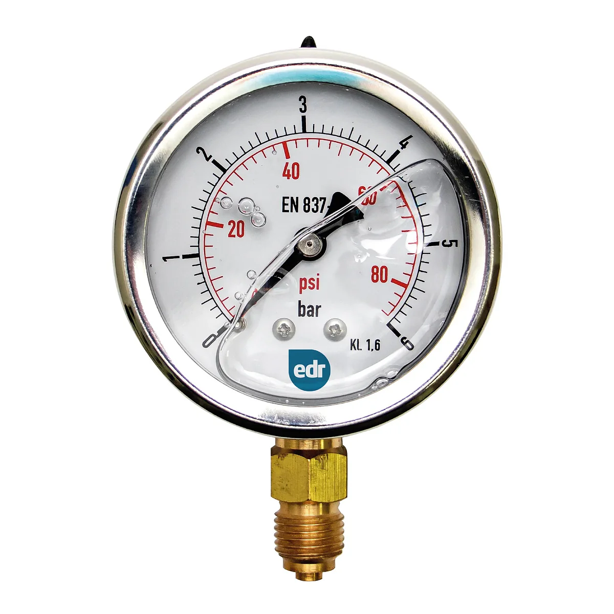 MANÓMETRO GLICERINA 63MM EDR