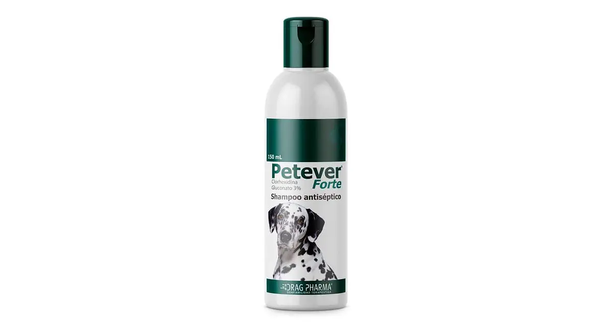 Shampoo Medicado Petever Forte Antiséptico