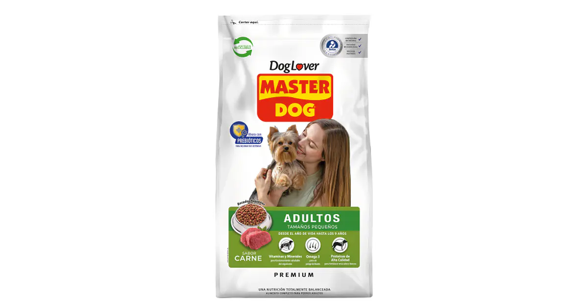 Alimento Master Dog Adulto Raza Pequeña 18kg