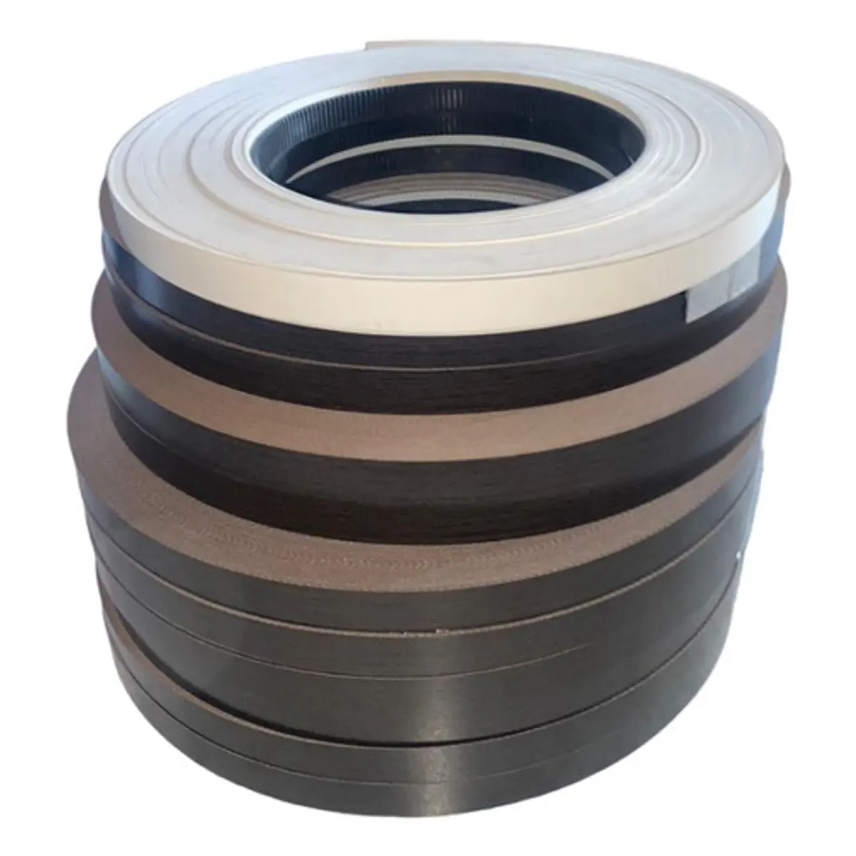 Pack 10 Rollos 100 Mt Tapacanto Encolado Negro 20mm Luxor