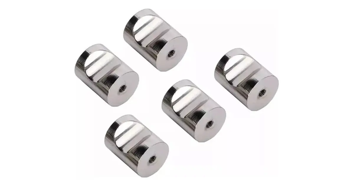 Tirador Perilla Balin Metal C/torn Pack 5 Unid 30x25mm Cajon