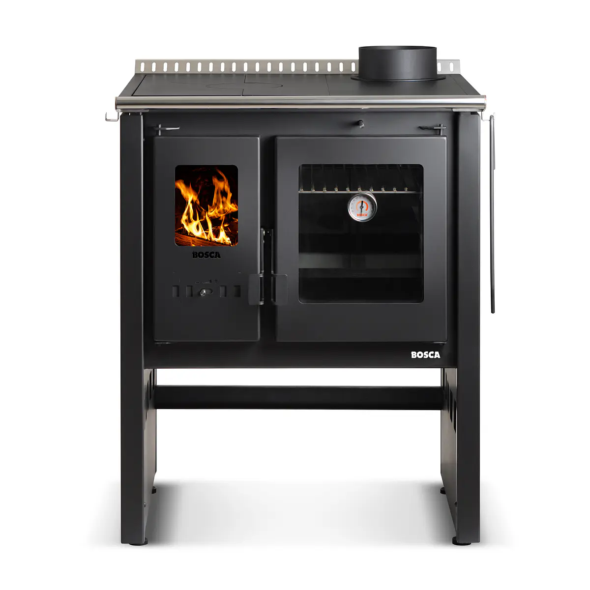 Cocina a Leña Bosca Ares 70 Charcoal