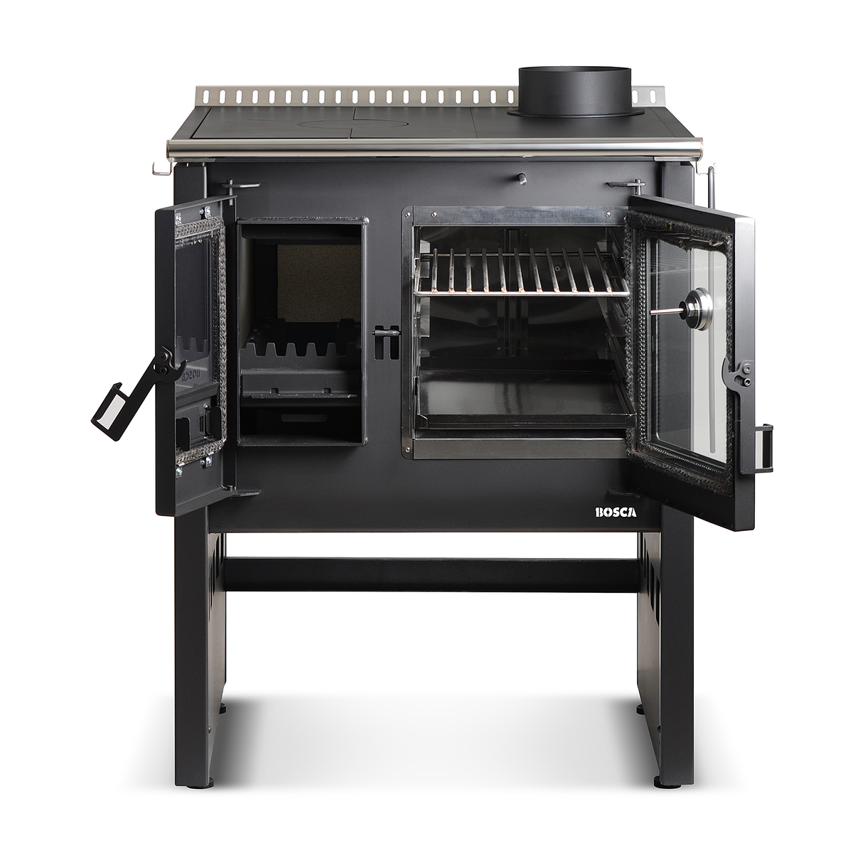 Cocina a Leña Bosca Ares 70 Charcoal