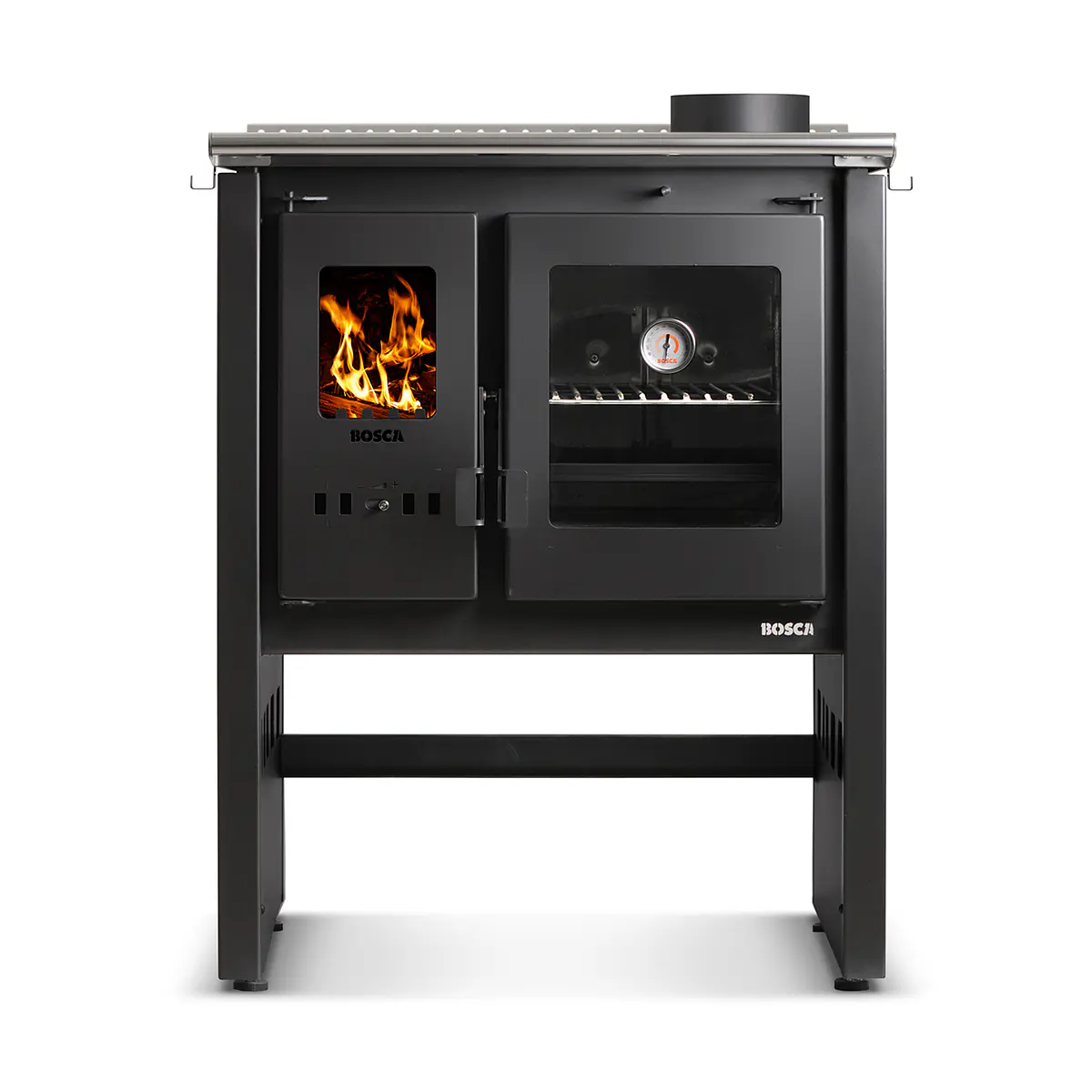 Cocina a Leña Bosca Ares 70 Charcoal