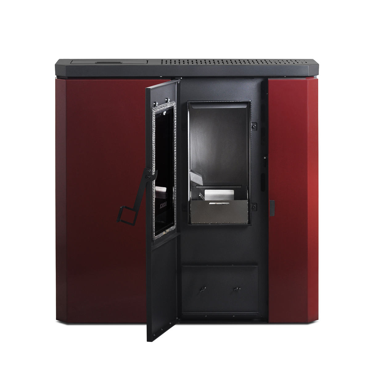 Estufa a pellet de pasillo Black Vision Fit 9 Burdeo