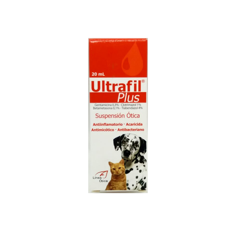 ULTRAFIL PLUS SUSPENSIÓN ÓTICA (20 ML)