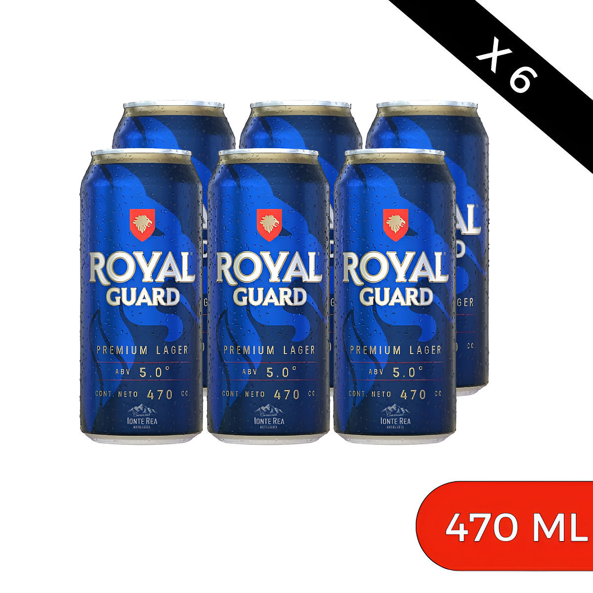 Cerveza Royal lata 470 cc (6 Unidades)