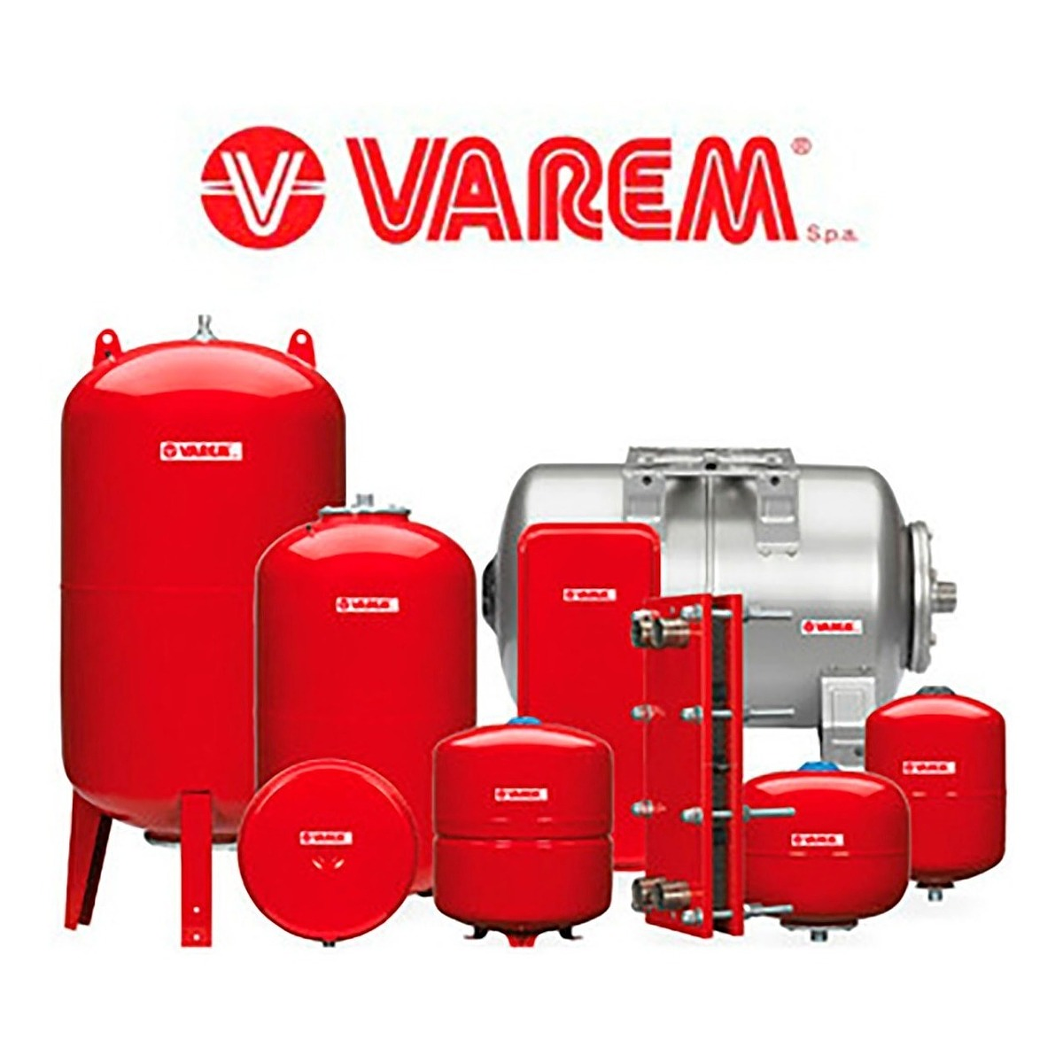 ESTANQUE HIDRONEUMÁTICO VAREM (ITALIA) EN ACERO MOLDEADO CON