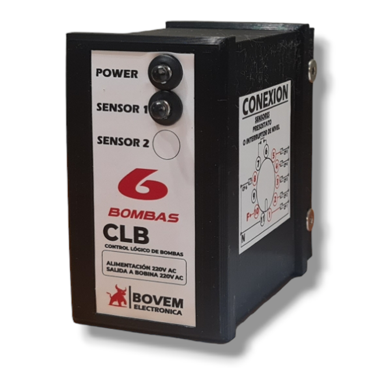 RELÉ DE ALTERNANCIA SECUENCIADOR DE 6 BOMBAS MARCA BOVEM MOD