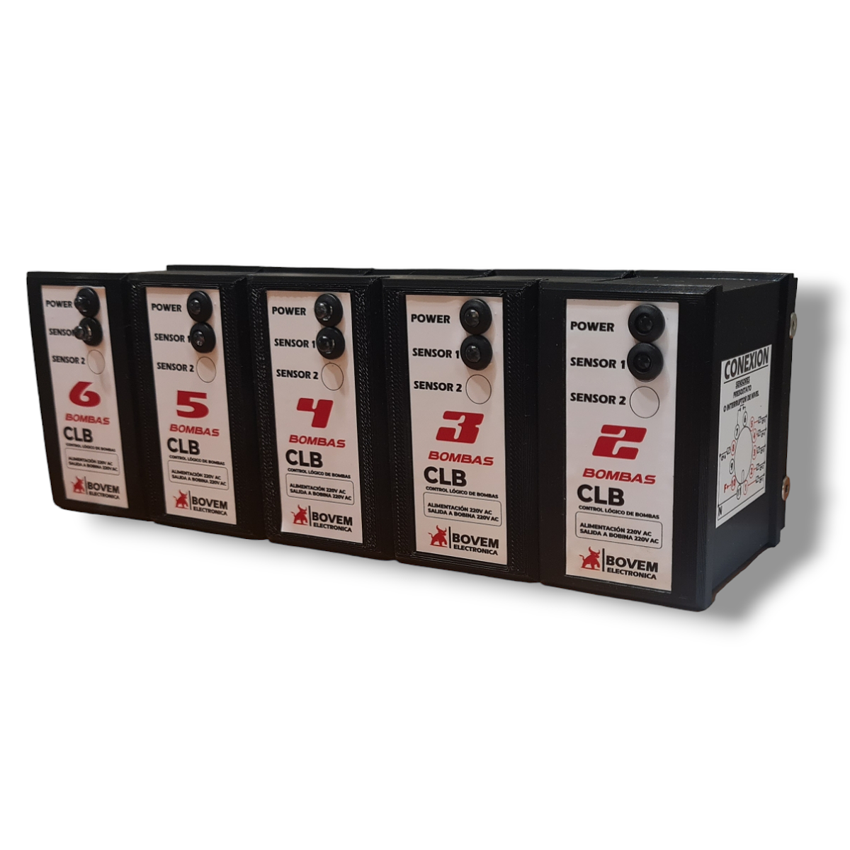 RELÉ DE ALTERNANCIA SECUENCIADOR DE 6 BOMBAS MARCA BOVEM MOD