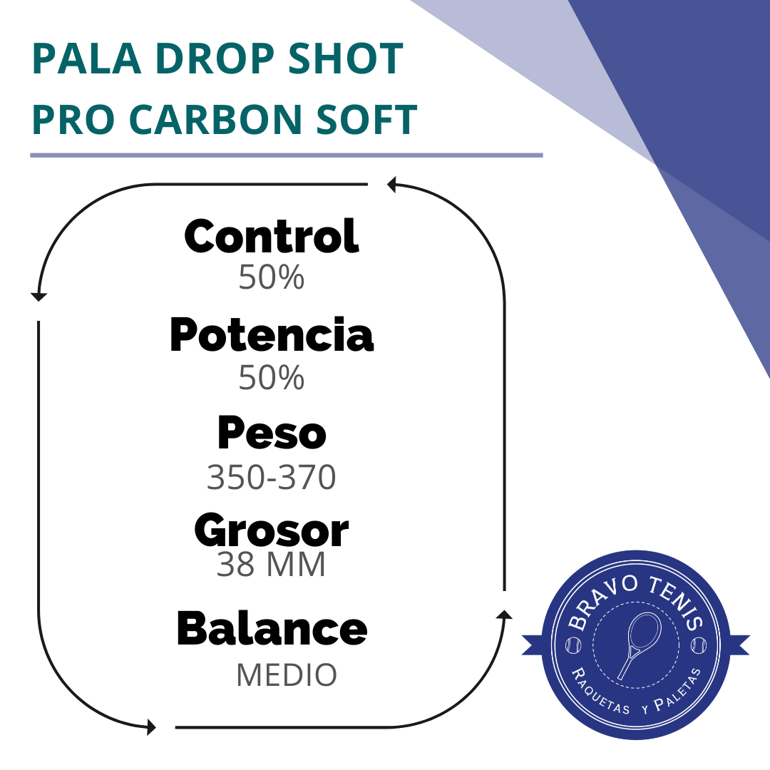 Pala Drop Shot - Pro Carbon Soft