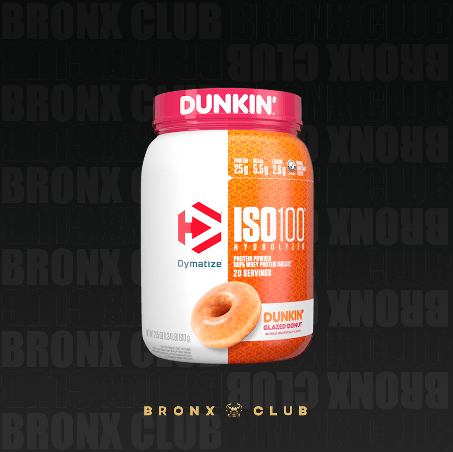 Dymatize Iso 100 Dunkin' Donuts 1.4 Lb