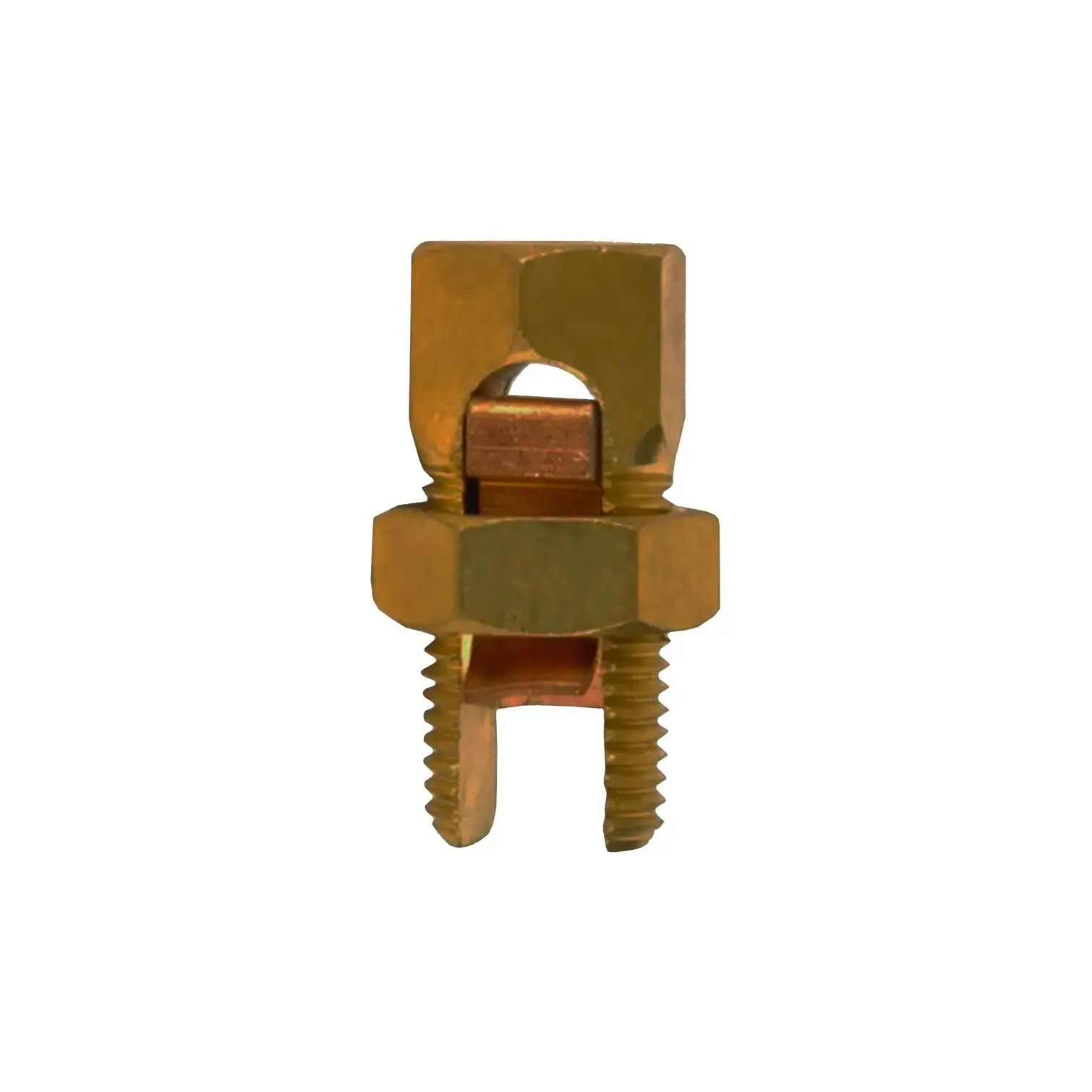 Conector Perno Partido 8-6 AWG Bronce