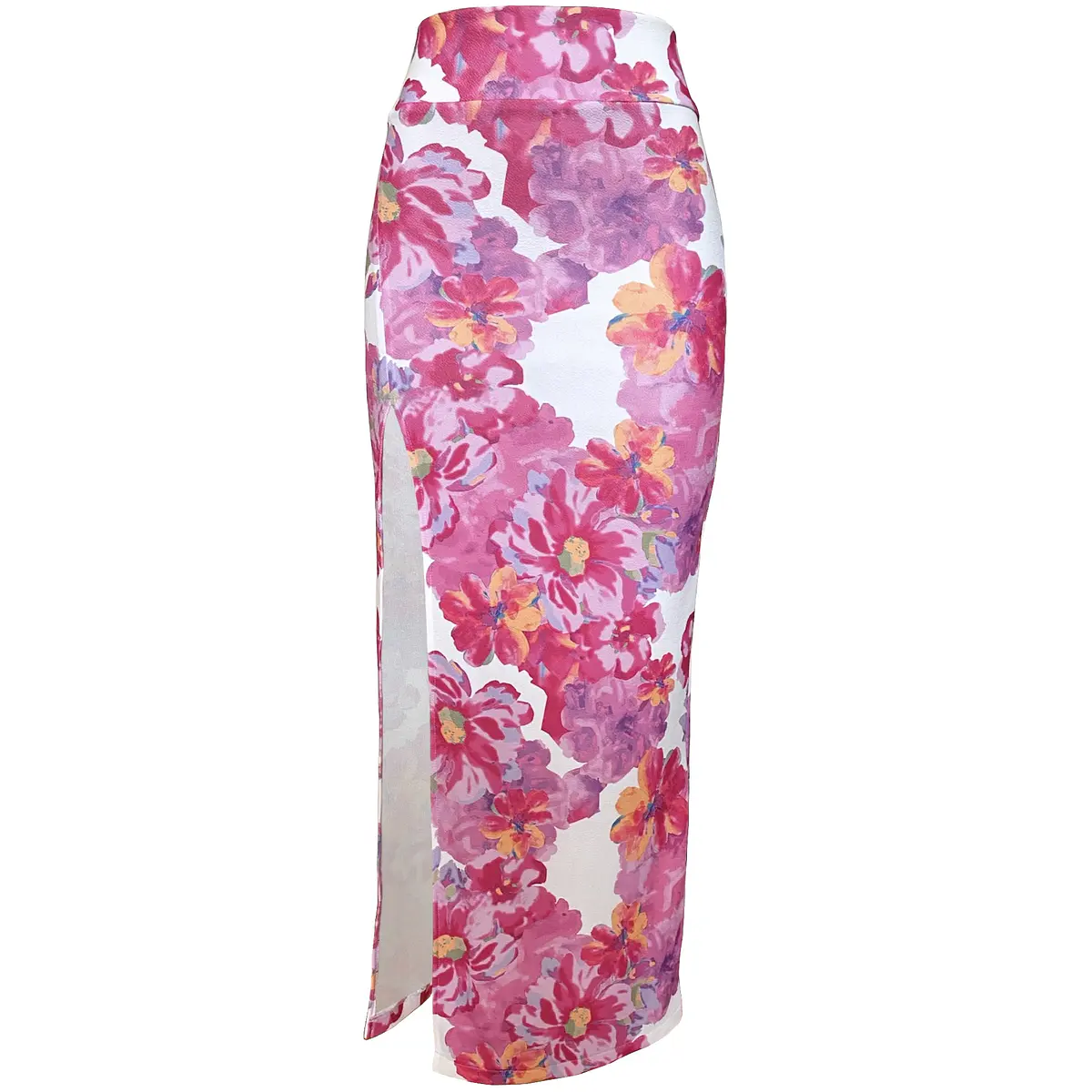 MAXI FALDA LEONORA PINK SPRING