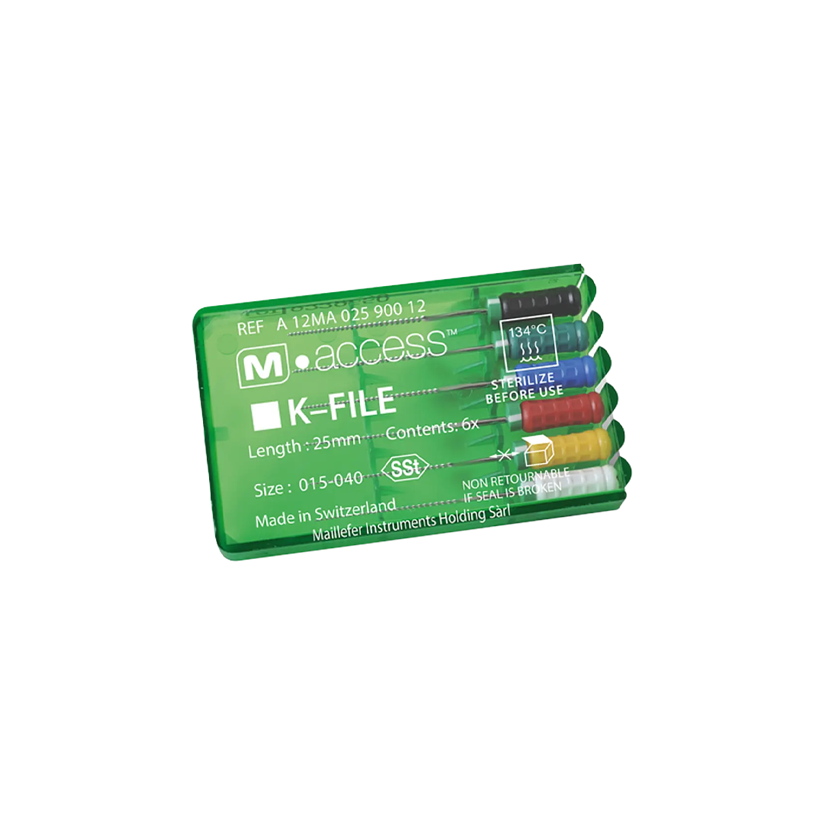 Lima K – Access 25 mm (Primera Serie) Maillefer (6 Unidades)