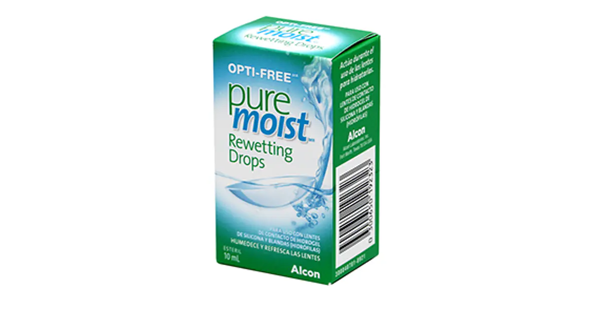 Opti-Free Pure Moist Rewetting Drops 10ml
