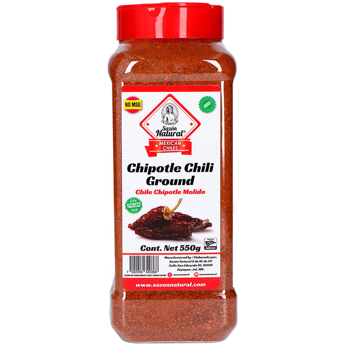 Tempero Mexicano Chipotle en Polvo 550g - By Lau Pereira | By Lau ...