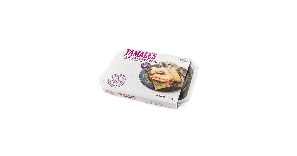 Tamales Rajas con Queso | La Reina de las Tortillas