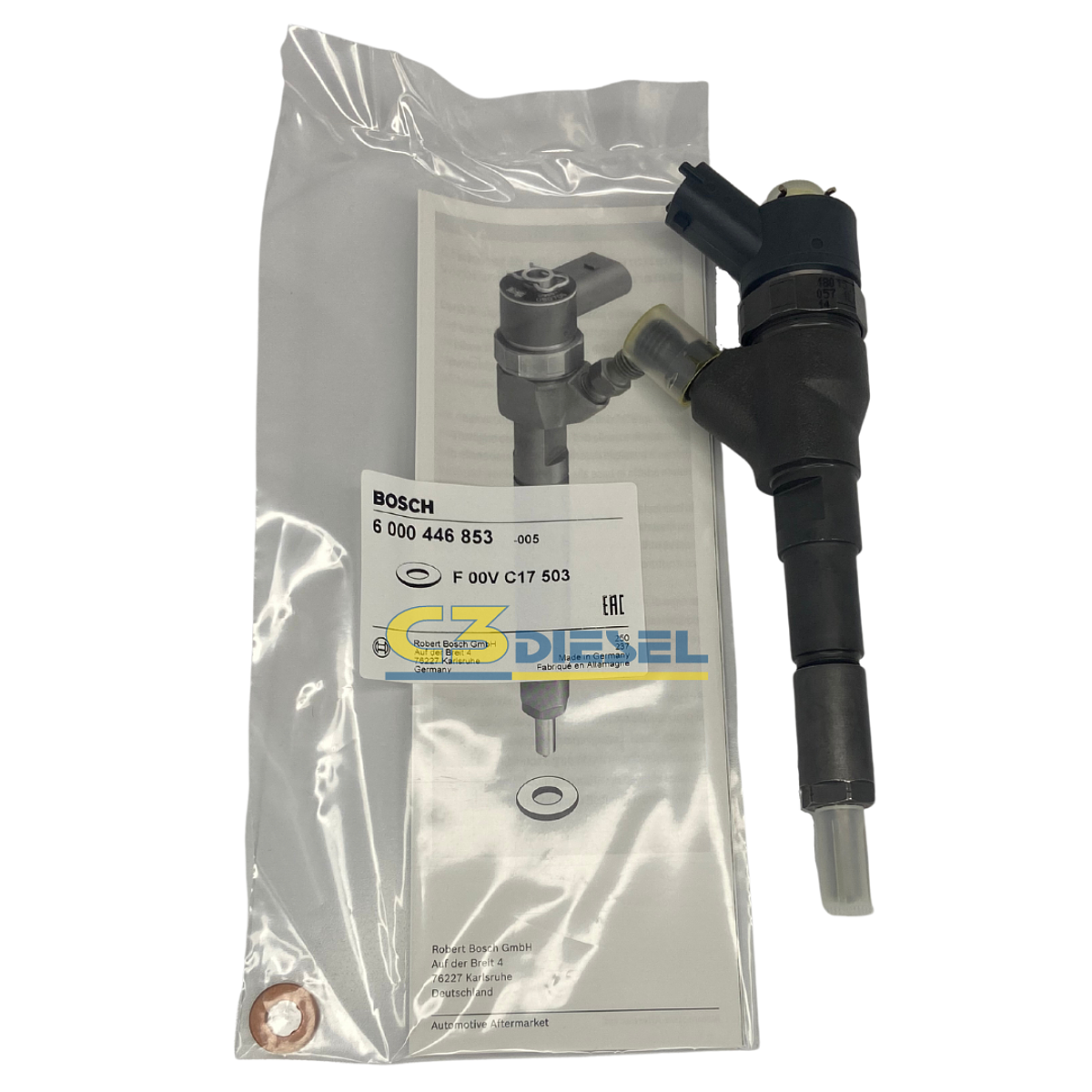 Inyector para Peugeot, Fiat y Citroen 2.0. Bosch 0445110076