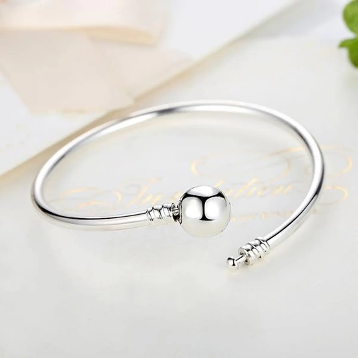 Pulsera Plata 925 Rígida Nº19 (6cm diámetro)