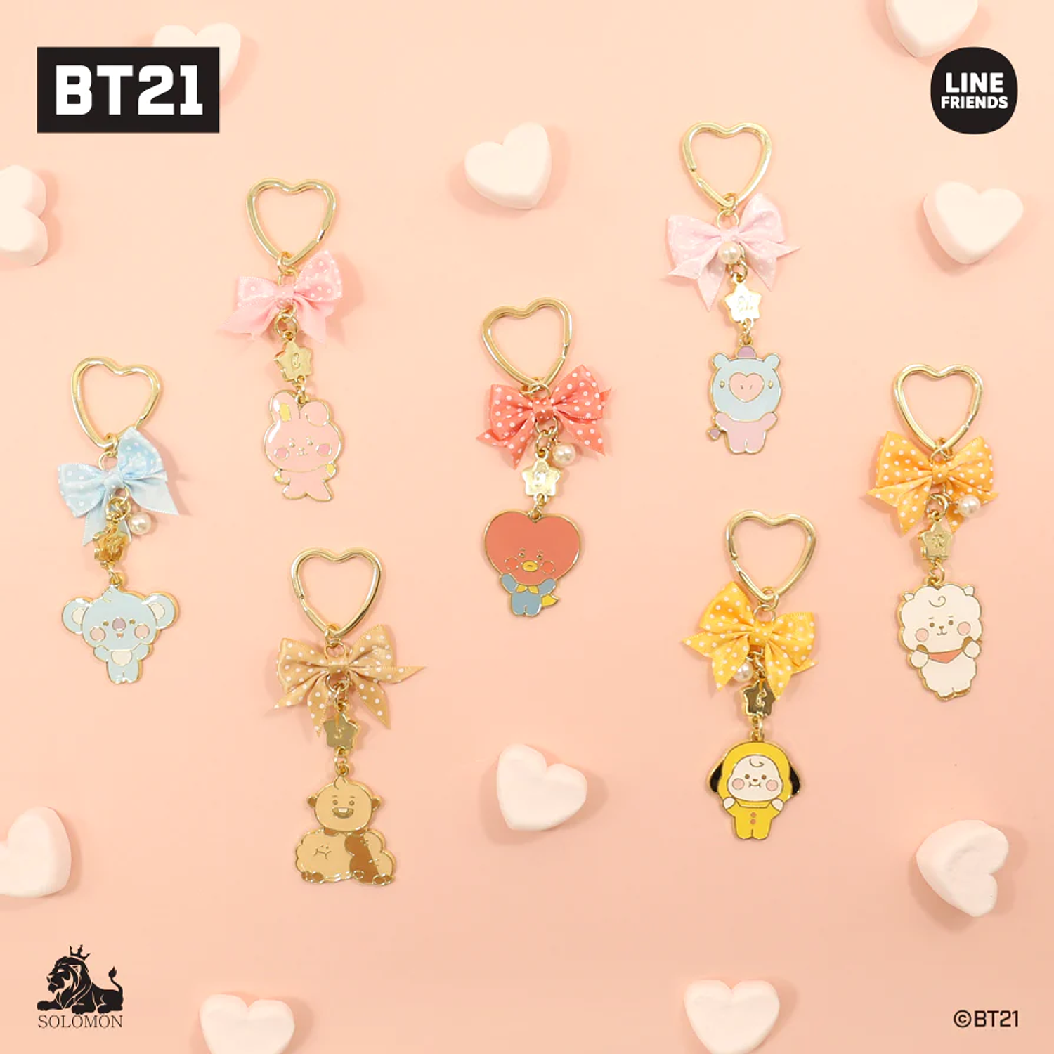 BT21 - Burabura Key Chain