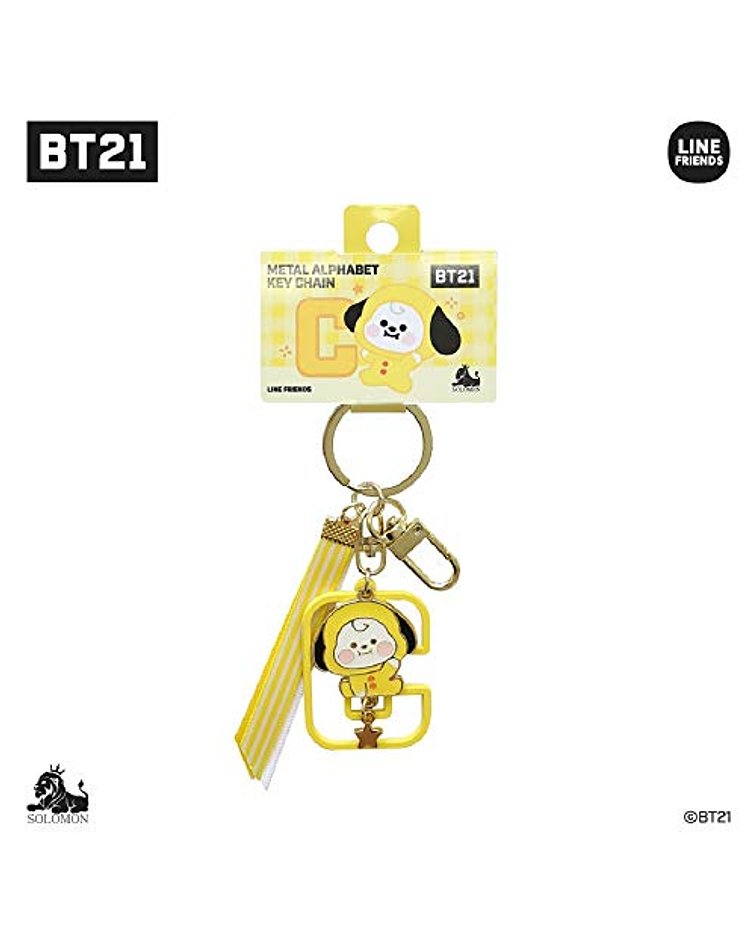 BT21 - METAL ALPHABET KEY CHAIN