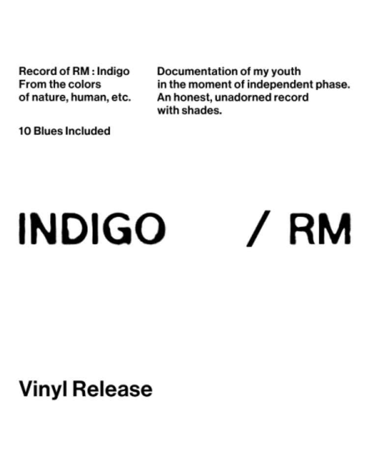 RM - INDIGO [VINILO]