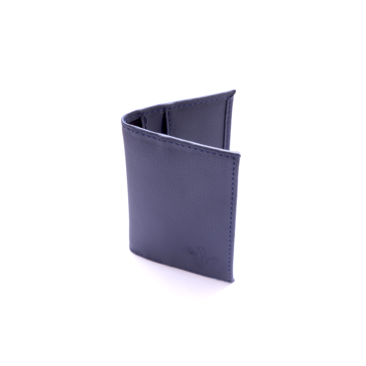 Porta Documentos, color Azul, con costura Azul.