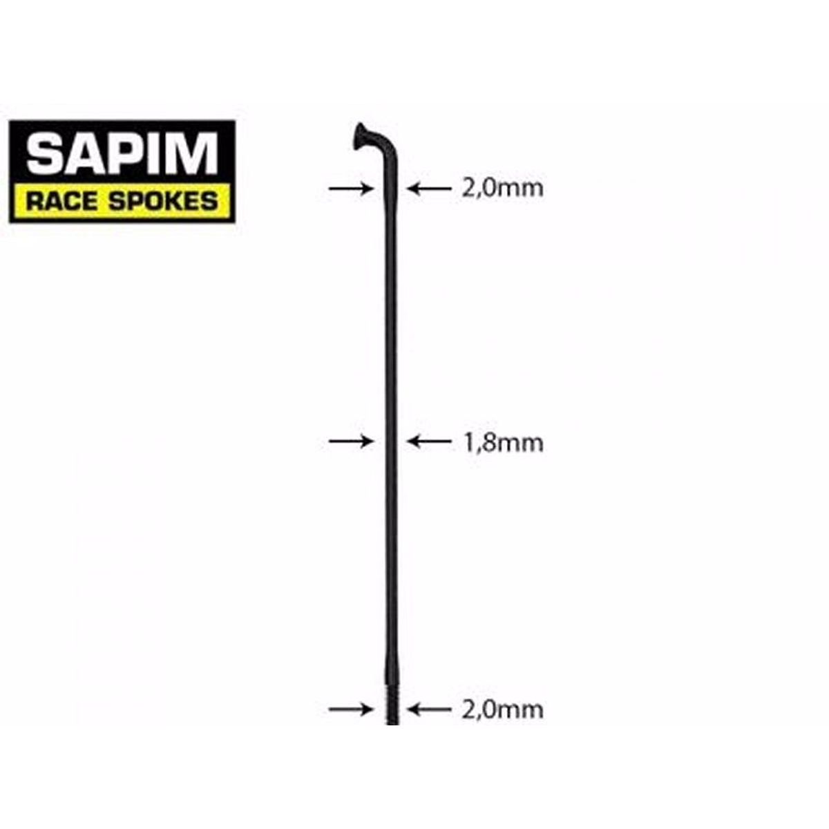 Sapim Rayo Race 290 con Niple