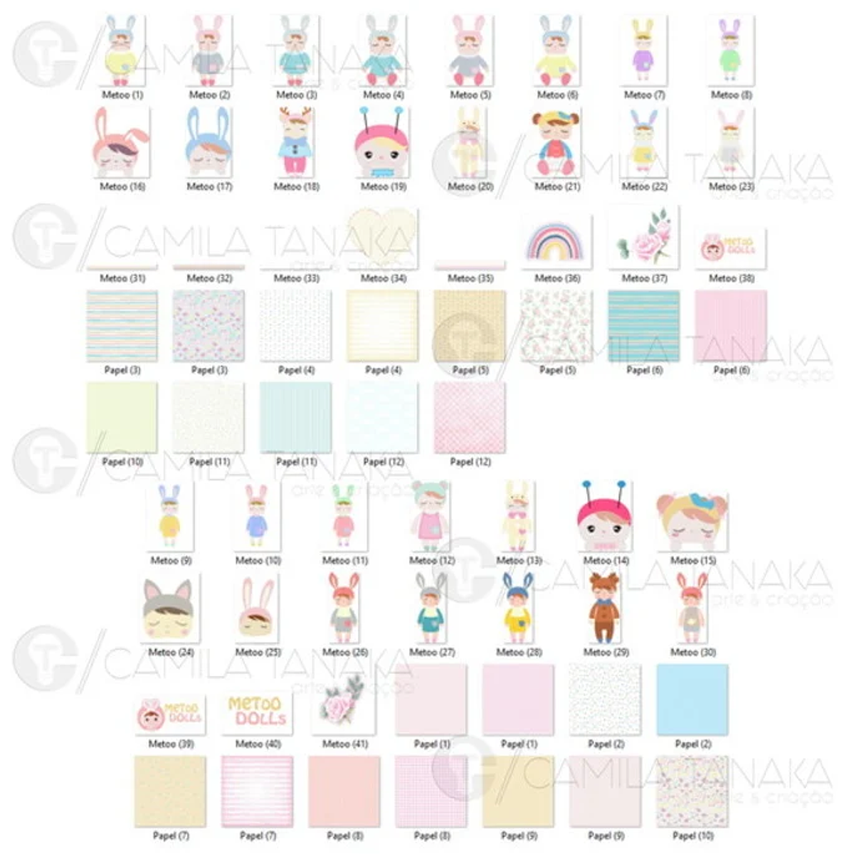 Kit Digital Metoo Dolls | Camila Tanaka Kit Digitais