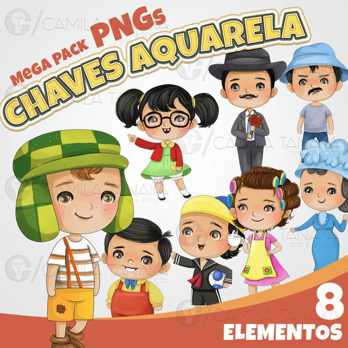 Kit Digital Chaves | Camila Tanaka Kit Digitais