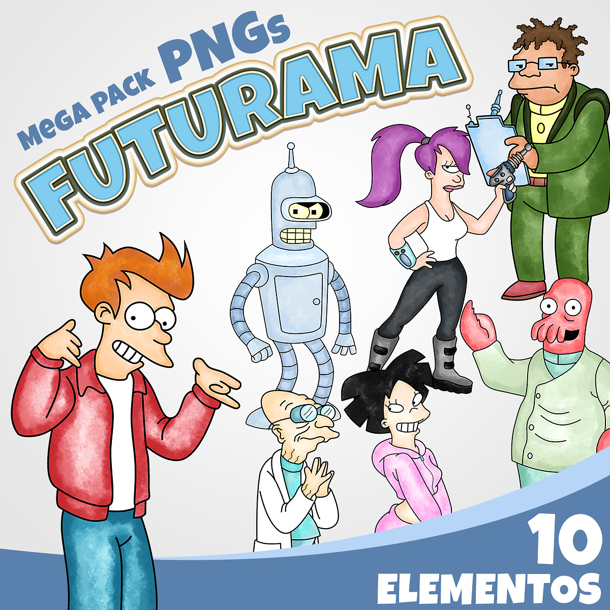 Kit Digital Futurama | Camila Tanaka Kit Digitais