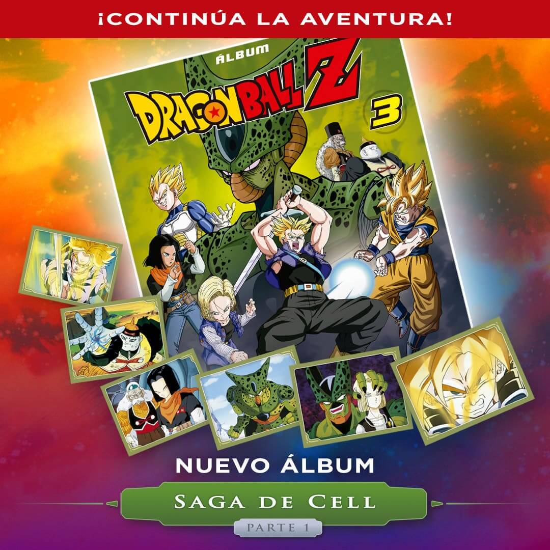 Álbum Dragon Ball Z3 completo para pegar tapa dura